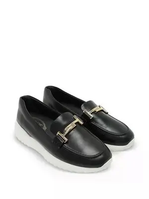 TOD'S Double T Loafers - Black