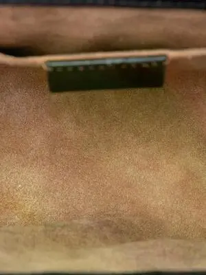 Gucci Small Gg Supreme Padlock Crossbody Bag