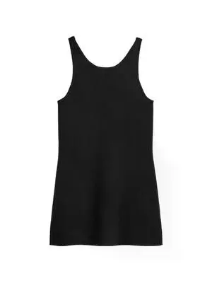 TOTEME Compact Knit Tank Top - Black