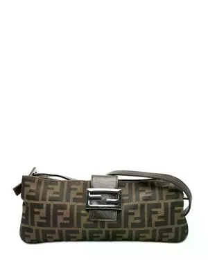 Fendi 20th Century Zucca Canvas Shoulder Bag - Brown