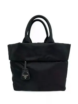 Prada Reversible Tessuto Satchel - Black