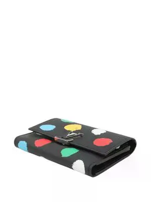 LOUIS VUITTON 2023 Yayoi Kusama Taurillon Capucines Compact Wallet Small Wallets