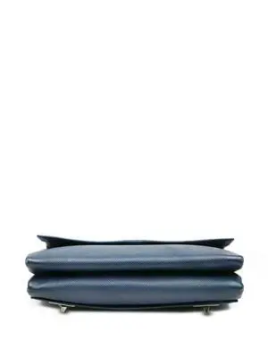 Prada Saffiano Leather Double Turnlock Crossbody Bag