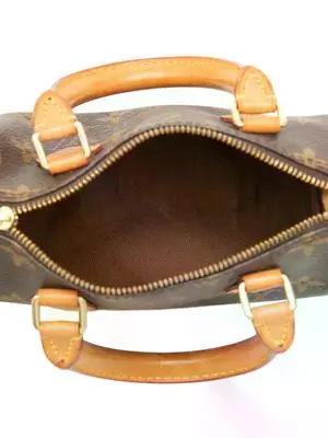LOUIS VUITTON Monogram Mini Speedy Hl Satchel