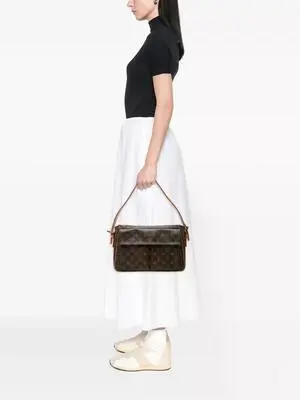 LOUIS VUITTON Monogram Viva Cite Gm Shoulder Bag - Brown