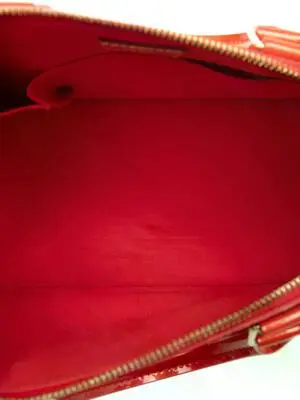 LOUIS VUITTON Monogram Vernis Alma Pm Satchel
