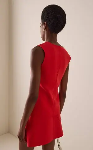 BIRROT Eclusive Lay3 Fitted Crepe Vest - Red