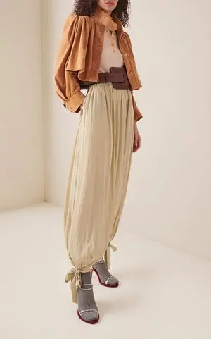Chloé Fine-knit Wool Henley Top