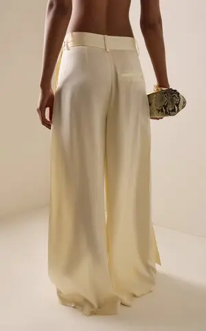 AISLING CAMPS Liquid Silk Wide-leg Pants
