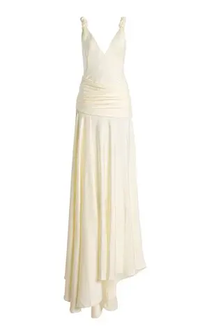 Arcina Ori Madalena Crepe Maxi Dress - Ivory
