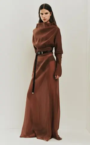 Aje Amity Sheer Gown
