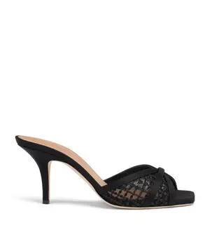 MALONE SOULIERS Sequin Mesh Perla Heeled Sandals