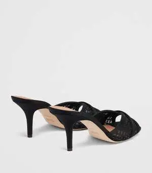 MALONE SOULIERS Sequin Mesh Perla Heeled Sandals