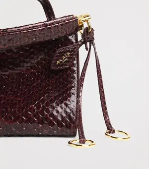 Alaïa Le Click East West Shoulder Bag - Brown
