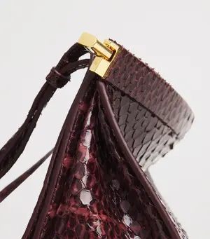 Alaïa Le Click East West Shoulder Bag - Brown