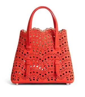 Alaïa Le Mina Tote Bag - Red