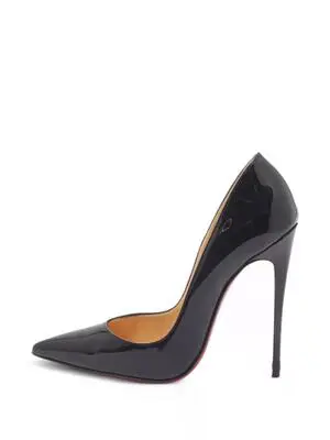 CHRISTIAN LOUBOUTIN Patent Leather Pumps - Black