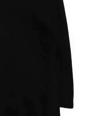 SERGIO MORETTI FIRENZE Ribbed Knit High-neck Mini Dress
