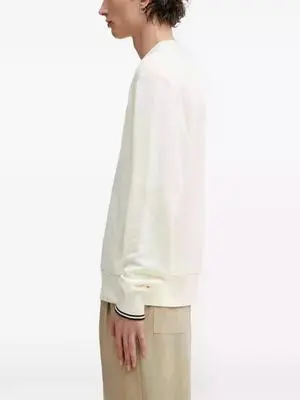 Fred Perry Logo-embroidered Tipped Cuff Sweater
