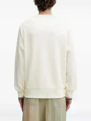 Fred Perry Logo-embroidered Tipped Cuff Sweater