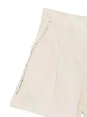 MC2 SAINT BARTH Eyelet Detail Mini Shorts
