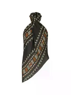 Johanna Ortiz Ancestral Halterneck Blouse - Brown