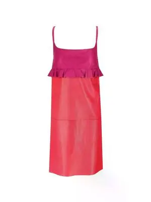 LA ROSE Ruffled Mini Dress
