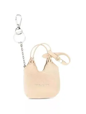 GIANNI CHIARINI Dua Hammered-leather Keyring