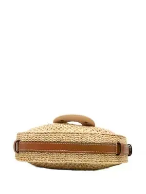 LOUIS VUITTON Raffia Croissant Mm Crossbody Bag