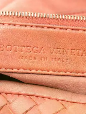 Bottega Veneta Small Nappa Intrecciato Veneta Hobo Bag - Pink