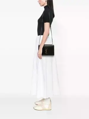 Saint Laurent Calfskin Dylan Crossbody Bag