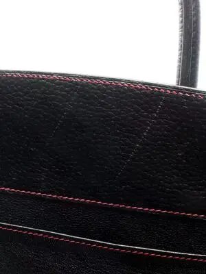 Hermès 2002 Chèvre De Coromandel Gm Handbag - Black