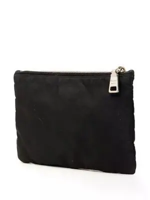 Prada Saffiano Trimmed Tessuto Robot Pouch