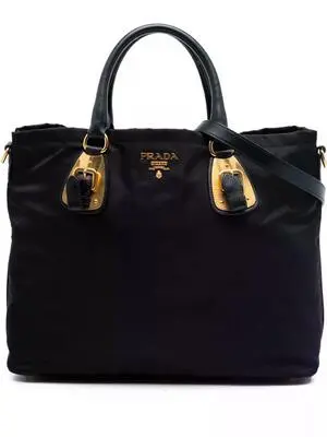 Prada Tessuto Satchel - Black