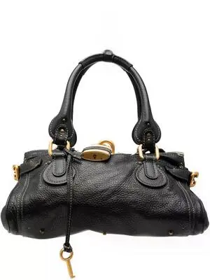 Chloé 2011 Leather Paddington Handbag - Black