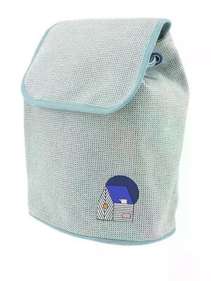Hermès Les Cabanes Canvas Backpack