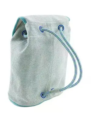 Hermès Les Cabanes Canvas Backpack