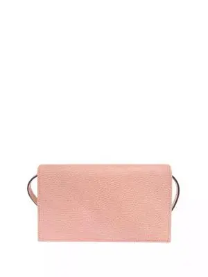 Gucci 2000-2015 Dollar Calfskin Swing Wallet On Strap Crossbody Bag - Pink