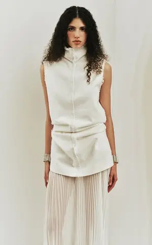Aje Tabira Pleated Maxi Skirt