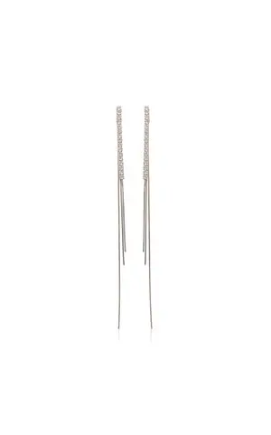 SHANNON BOND Cristallo Earrings - Silver