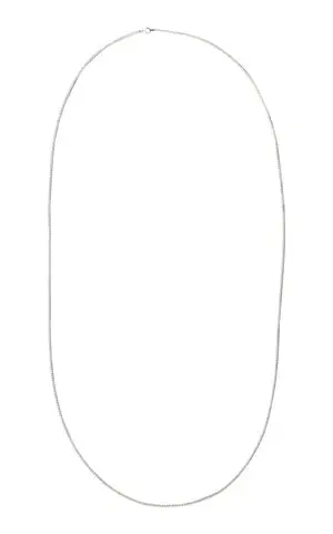 SHANNON BOND Cristallo Long Necklace - Silver