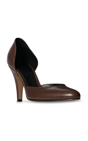 THE ROW Ornella D'orsay Leather Pumps