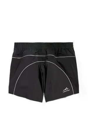Balenciaga Logo Print Shorts