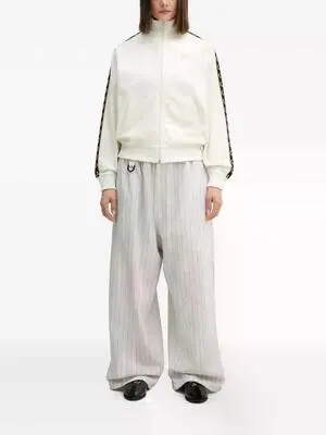 Fred Perry Logo Embroidered Zip-up Track Jacket