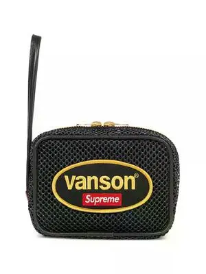 Supreme Vanson Leathers X Mesh Wrist Bag