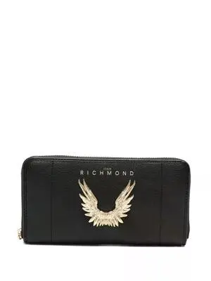 John Richmond Zip-around Wallet - Black