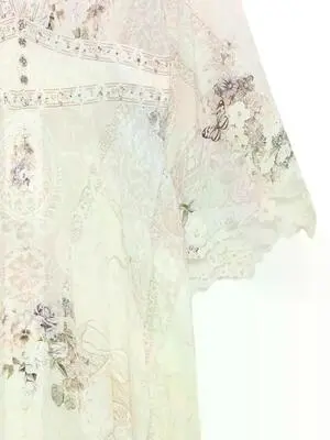 Camilla Crystal Embellished Floral Print Maxi Dress