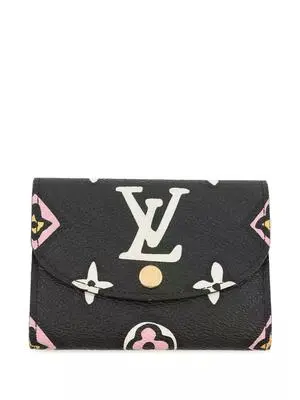 LOUIS VUITTON 2021-2026 Monogram Giant Wild At Heart Rosalie Purse Coin Pouch - Black
