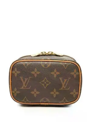 LOUIS VUITTON Monogram Nice Nano Case Vanity Bag