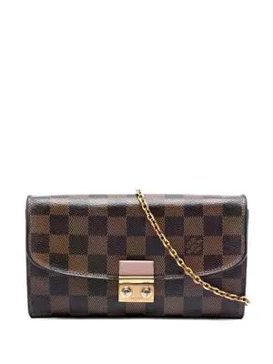 LOUIS VUITTON Croisette Chain Wallet Bag - Brown